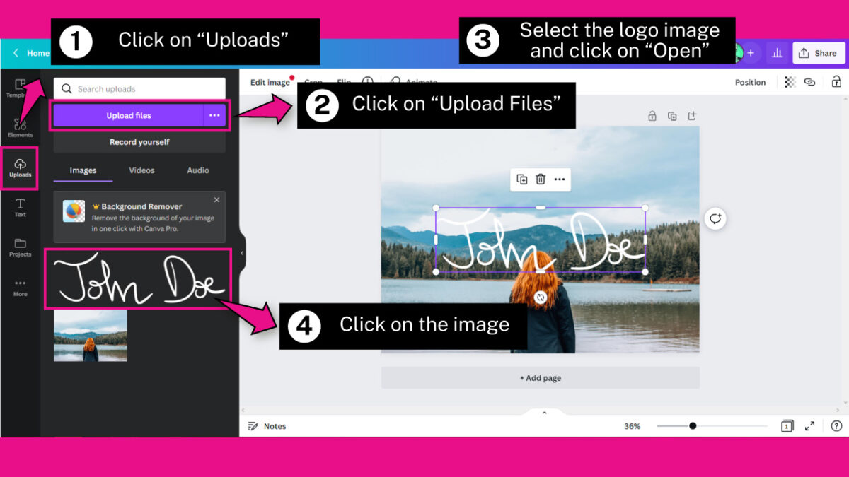 How to Put a Watermark on a Photo without Photoshop
