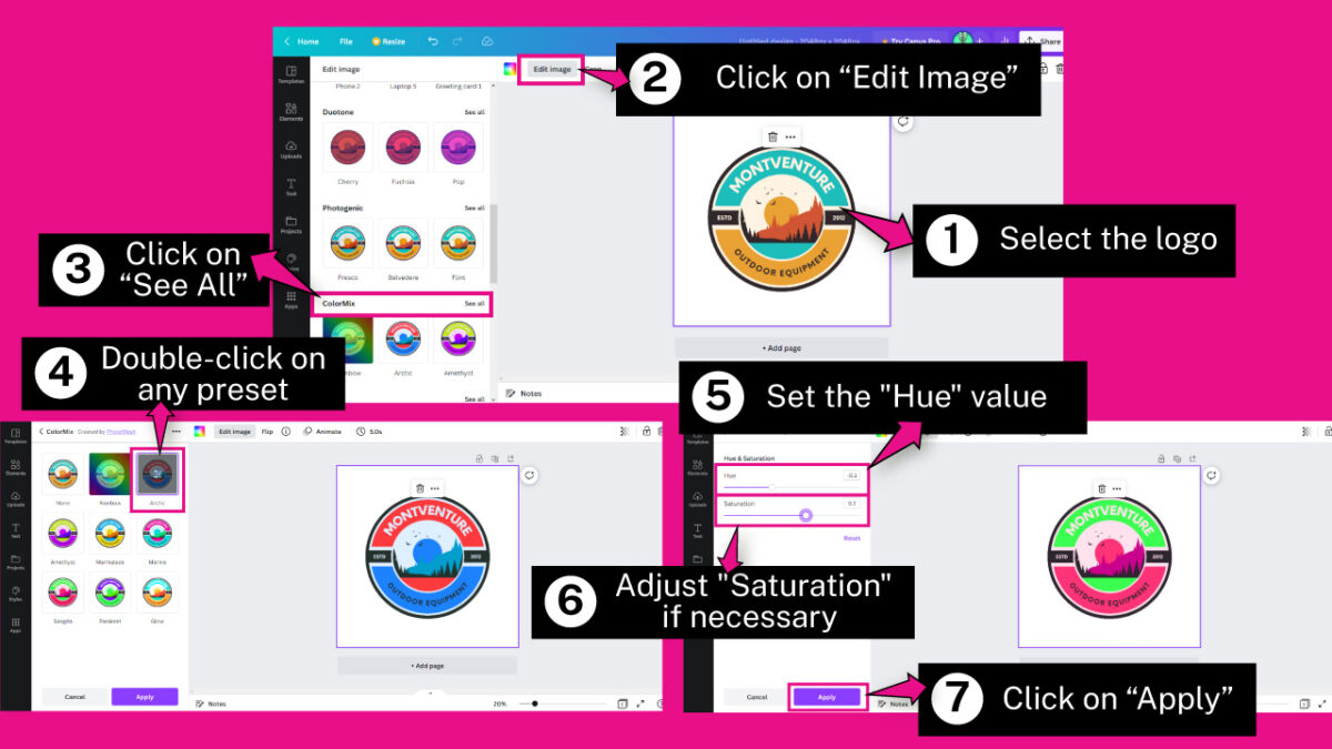 How to Change the Color of a Logo without Photoshop