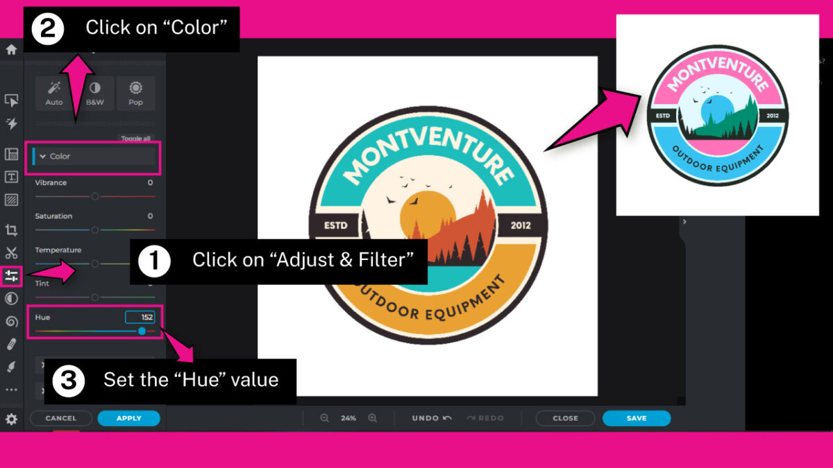 How to Change the Color of a Logo without Photoshop