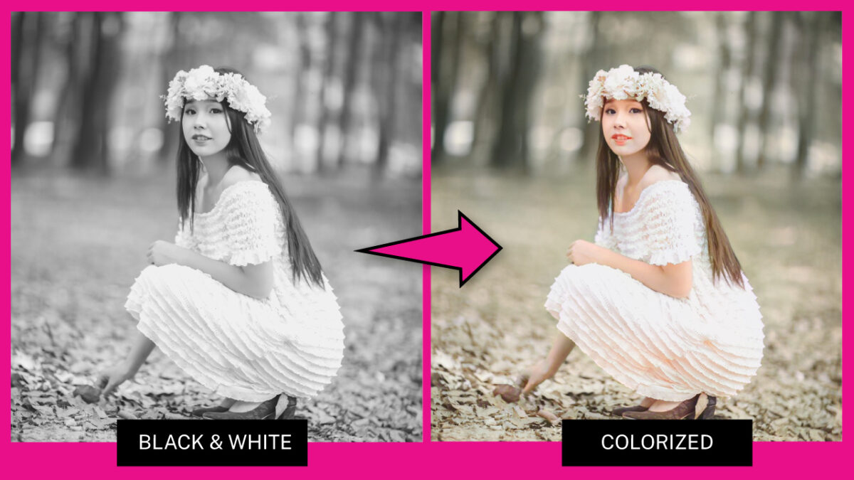 How to Colorize a Black & White Photo without Photoshop