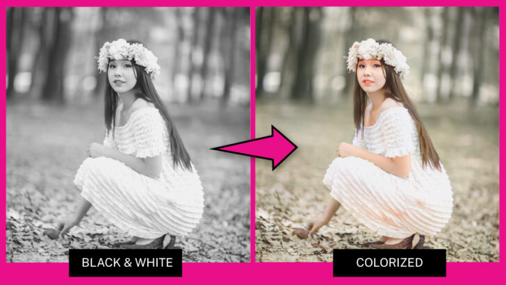 How to Colorize a Black & White Photo without Photoshop