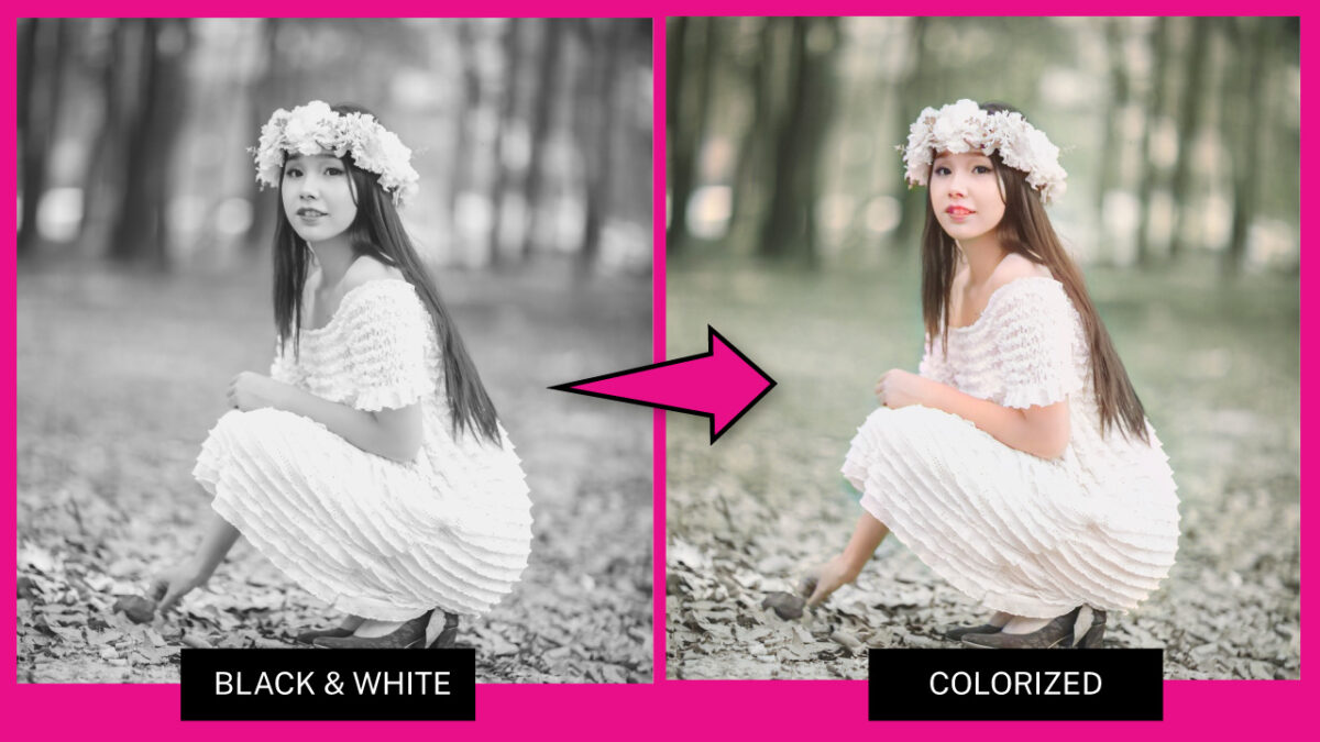 How to Colorize a Black & White Photo without Photoshop