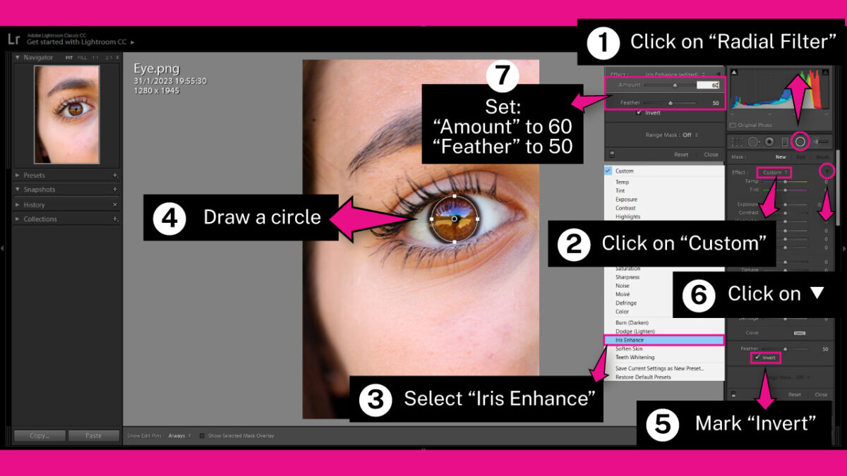 How to Brighten Eyes in Lightroom — Step-by-step Guide