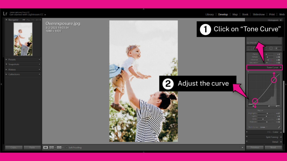 How to Fix Overexposed Photos in Lightroom