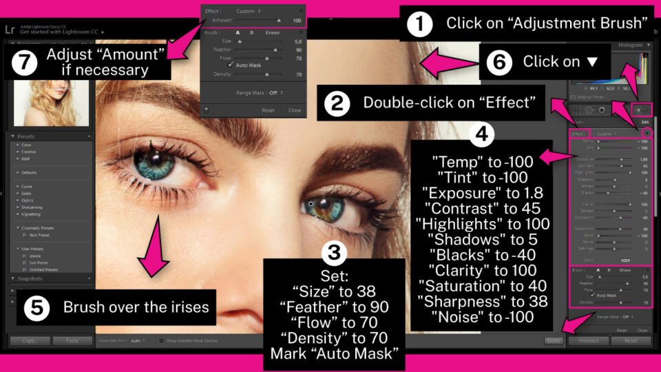 How to Make Eyes Pop in Lightroom — The Ultimate Guide
