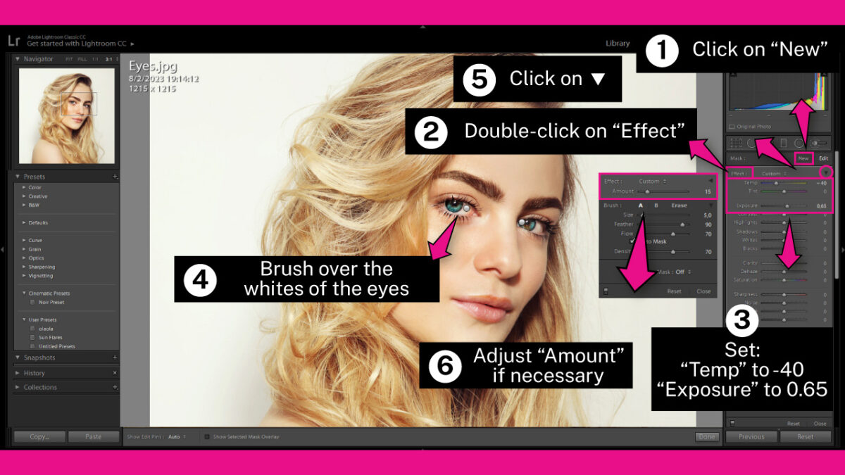 How to Make Eyes Pop in Lightroom — The Ultimate Guide